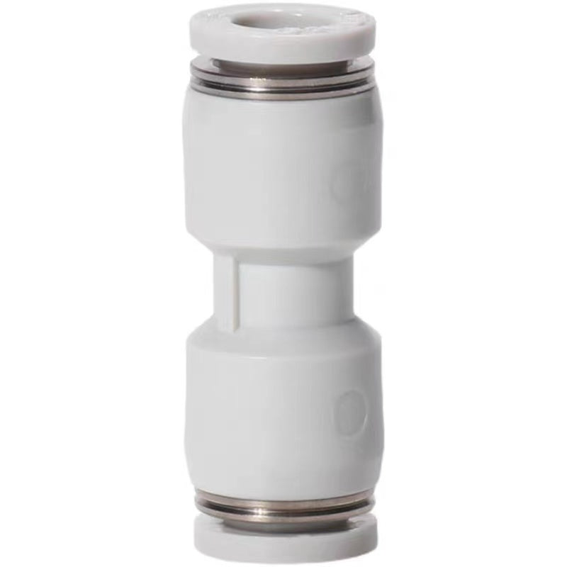 Airtac PU: Push Lock Fitting, Straight Union - PU8 (MOQ 10 pcs.)