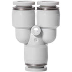 Airtac PY: Push Lock Fitting, Union Y - PY4 (MOQ 10 pcs.)